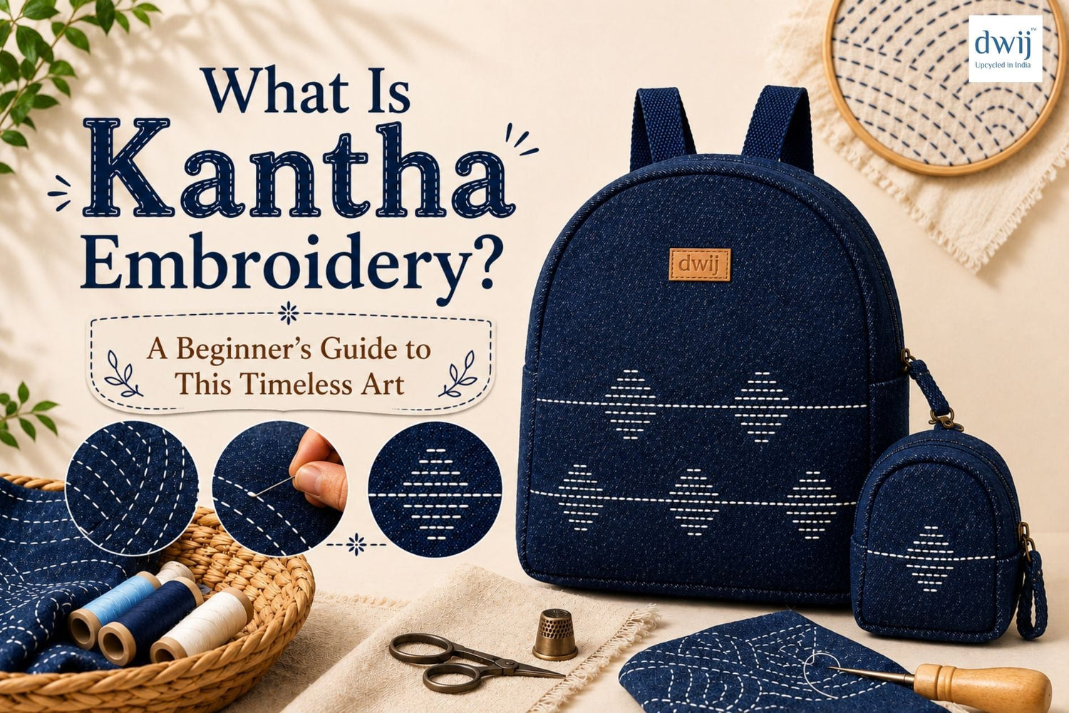 What Is Kantha Embroidery? A Beginner’s Guide to This Art – Dwij