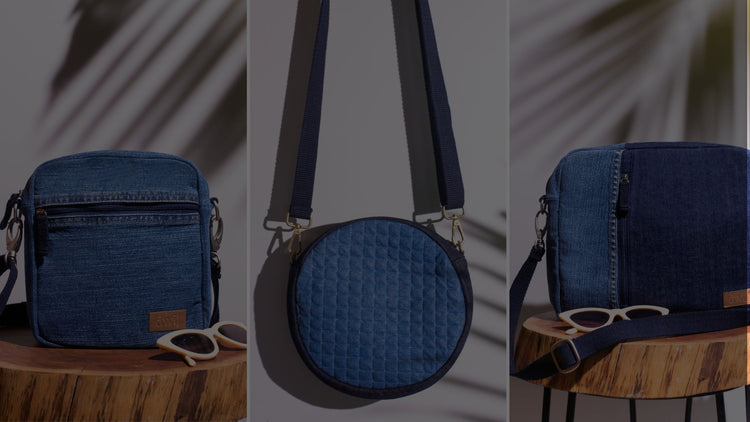 Upcycled Denim Slings | dwij products